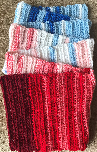 Ravelry: Climate Stripe Scarf pattern by Emma Garside