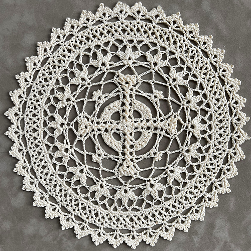 Ravelry: Celtic Cross Doily pattern by Emma Garside