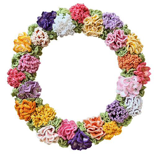 Ravelry: Welcome Spring! Wreath pattern by Emma Garside