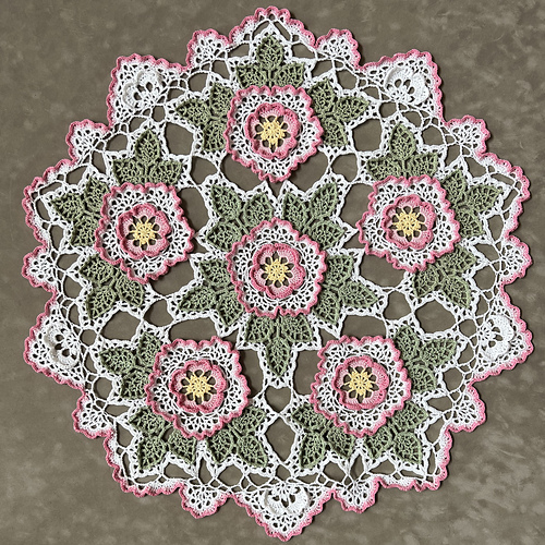 Ravelry: Wild Rose Doily pattern by Emma Garside