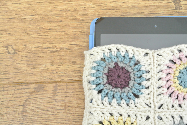 Ravelry: Granny Square Ipad Mini Case pattern by Emma Wright