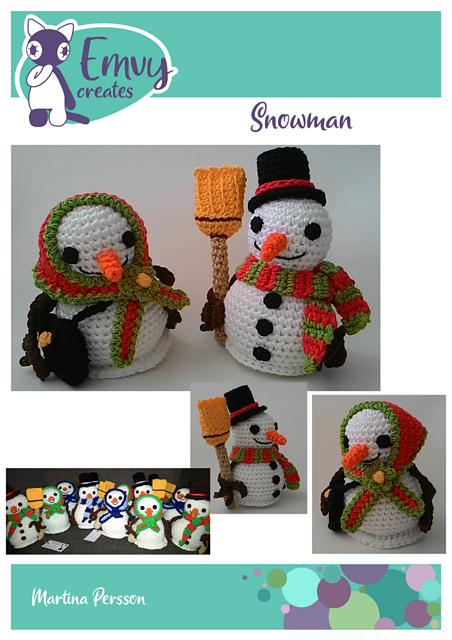 Ravelry: Snowman pattern by Martina Persson