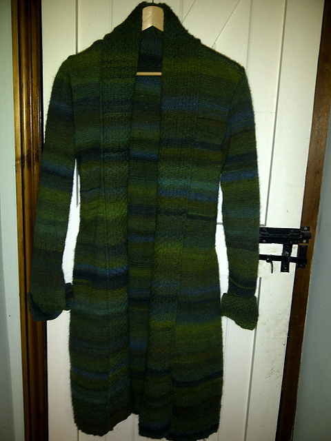 Ravelry: Double Moss Stitch Edge to Edge Cardigan pattern by English ...