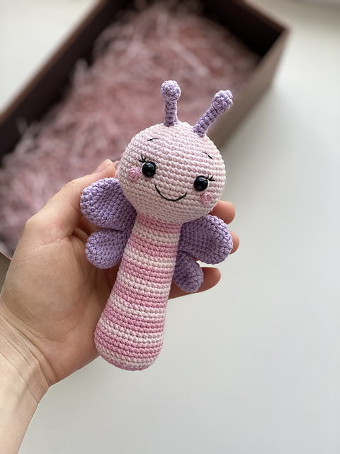 Ravelry: Rattle toy Butterfly pattern by Mariana Cambur