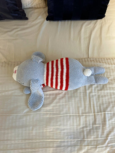 Ravelry: Plush Bunny pillow pattern by Mariana Cambur