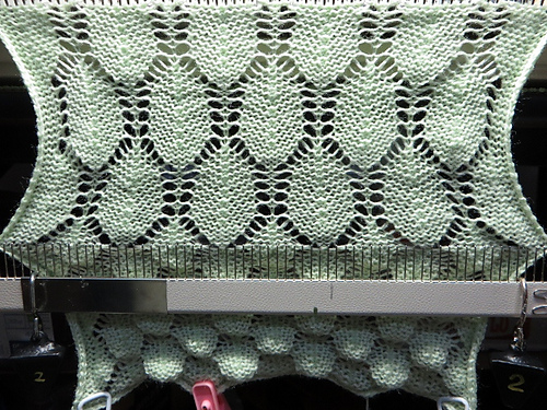 Ravelry: Entity60's Dragon Scales Stitch Pattern for Machine Knitting