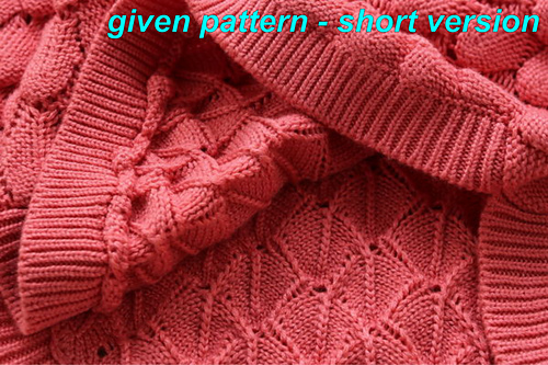 Ravelry: Entity60's Dragon Scales Stitch Pattern for Machine Knitting