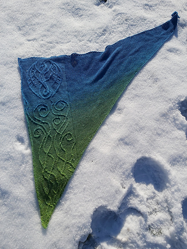 I wanted to knit the most complicated cable pattern I could come up ...