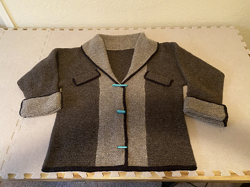 Ravelry: #26 Felt Shawl Collar Jacket pattern by Deborah Newton