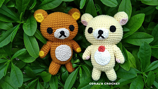 Ravelry: Rilakkuma & Korilakkuma pattern by Erwin Goh
