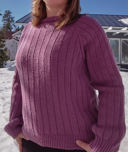 Ravelry: Weekend Glow sweater pattern by Julia Piro
