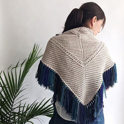 Ravelry: Cyclades Shawl pattern by Espace Tricot