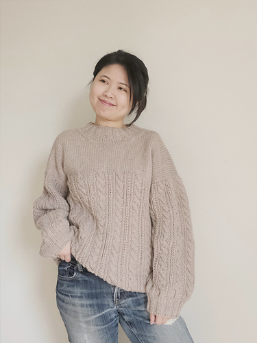Ravelry: Hannah Pullover pattern by Elise Yang