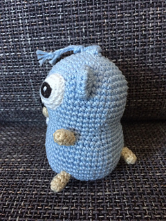 Ravelry: Gopher from Golang pattern by Huizhi Lin
