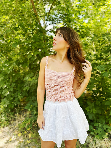 Ravelry: The Summer Blush Tank pattern by Rachel Misner