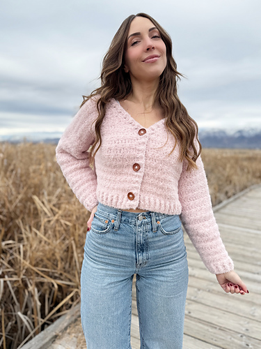 Ravelry: The Posy Petal Cardigan pattern by Rachel Misner