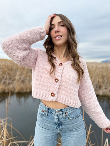 Ravelry: The Posy Petal Cardigan pattern by Rachel Misner