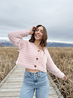 Ravelry: The Posy Petal Cardigan pattern by Rachel Misner