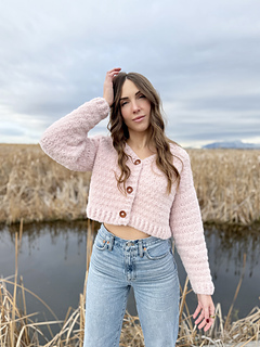 Ravelry: The Posy Petal Cardigan pattern by Rachel Misner