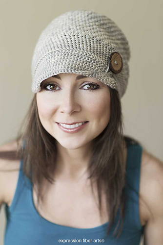 Ravelry: Buttoned Emma Hat pattern by Expression Fiber Arts