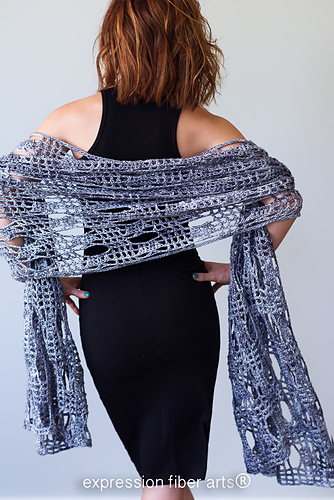 Ravelry: Hoover Dam Shawl pattern by Kristina Smiley