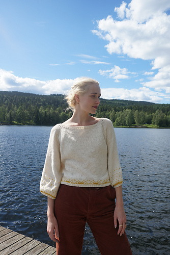Ravelry: Sun Summoner Blouse pattern by Fabel Knitwear