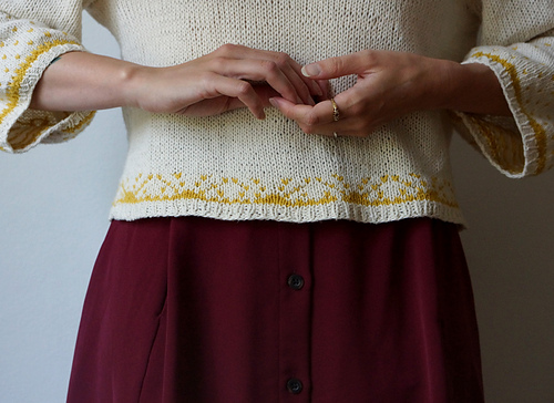 Ravelry: Sun Summoner Blouse pattern by Fabel Knitwear