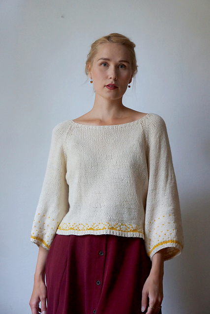 Ravelry: Sun Summoner Blouse pattern by Fabel Knitwear