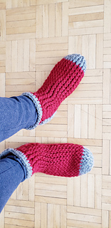 Ravelry: Pantoufles Jé pattern by Bout'd'laine