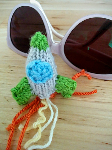 Ravelry: Mini Knitted Rocket Ship pattern by Ilana R. Marks