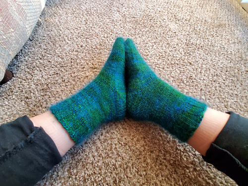 Ravelry: Fuzzy Socks pattern by Kristinistic Designs