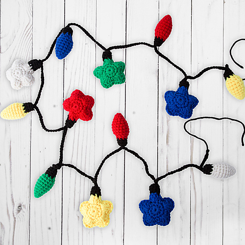 Ravelry: Holiday String Light Garland pattern by Fair Isle Yarn