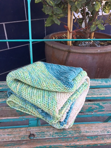 Ravelry: Garter Bias Blanket pattern by Emily Devlin