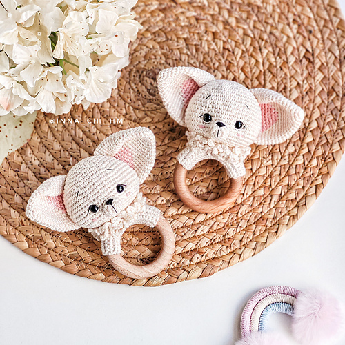 Ravelry: Fennec fox rattle pattern by Inna Chybinova