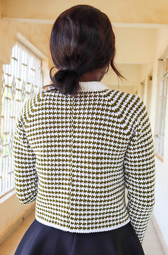 Ravelry: Crochet Houndstooth Sweater pattern by Faith Atienoh