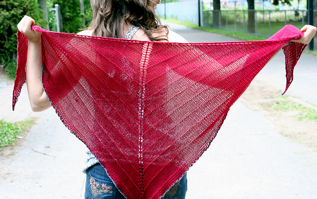 Ravelry: FallingStitches' 53. Boneyard Shawl