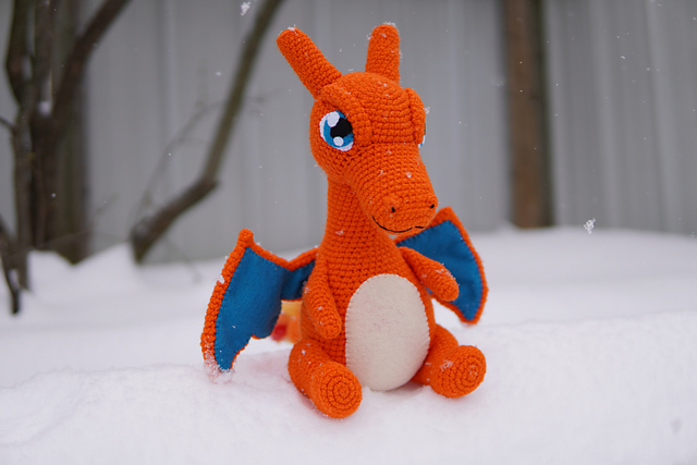 Ravelry: Amigurumi Charizard pattern by Megan Bubbles
