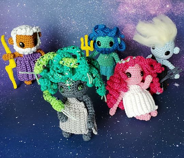 Ravelry: Greek Mythology Tiny Sprites pattern by Lianne Peterson