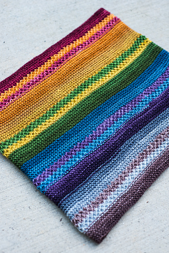 Ravelry: Rainbow Interrupted pattern by Fatimah Hinds