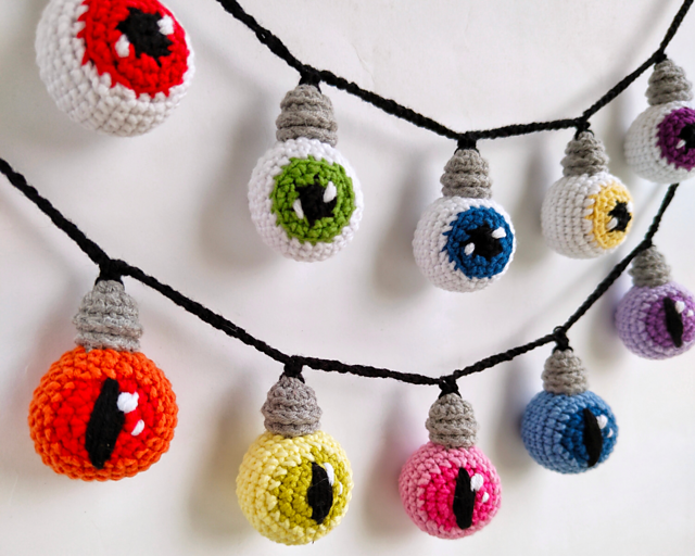 Ravelry: Eyeball garland pattern by Svetlana Hurova