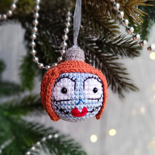 Ravelry: Scull and zombie ornaments pattern by Svitlana Hurova