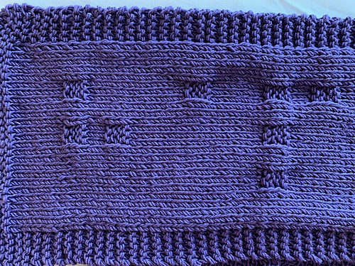 Ravelry: Braille Birthday Scarf pattern by Felicity Page