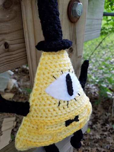 Ravelry: Bill Cipher from Gravity Falls pattern by SweetPeaCove