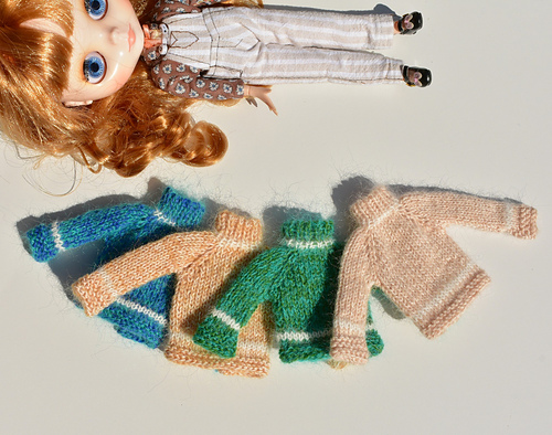 Ravelry: Blythe Doll Sweater pattern by Louisa FeltSoapGood