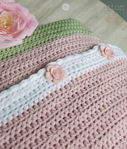 Ravelry: Little Dutch Girl Pillow and Blanket pattern by Susan Carlson