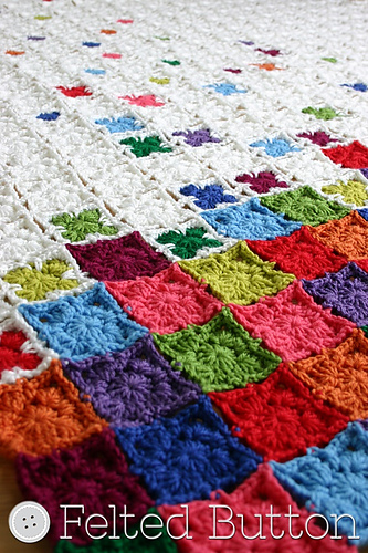 Ravelry: Rainbow Sprinkles Blanket pattern by Susan Carlson