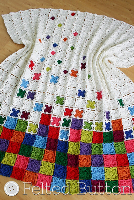 Ravelry: Rainbow Sprinkles Blanket pattern by Susan Carlson