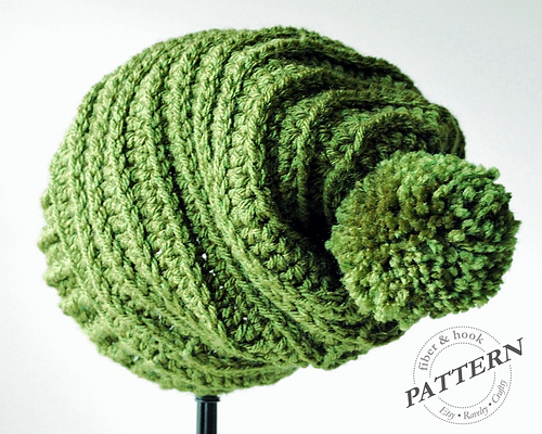 Ravelry: Ridge Slouch Hat pattern by Sarah Rowley