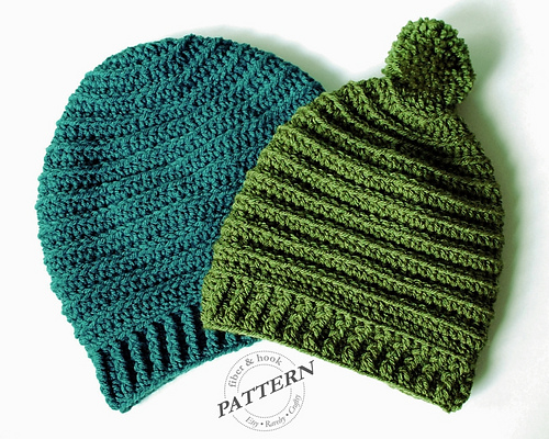 Ravelry: Ridge Slouch Hat pattern by Sarah Rowley
