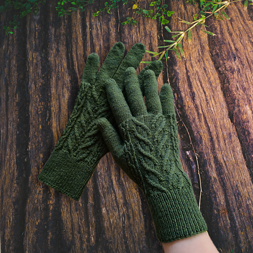 Ravelry: Forest Fairy Gloves pattern by Annico Fiber Arts